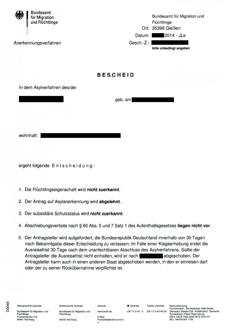 Information for people in danger of being deported (Englisch) | About ...